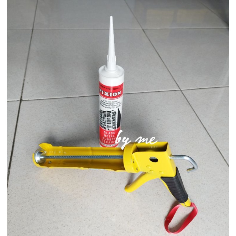 Jual Paket alat tembakan Lem IZUMO + Lem silicone sealant FIXION 300ml ...
