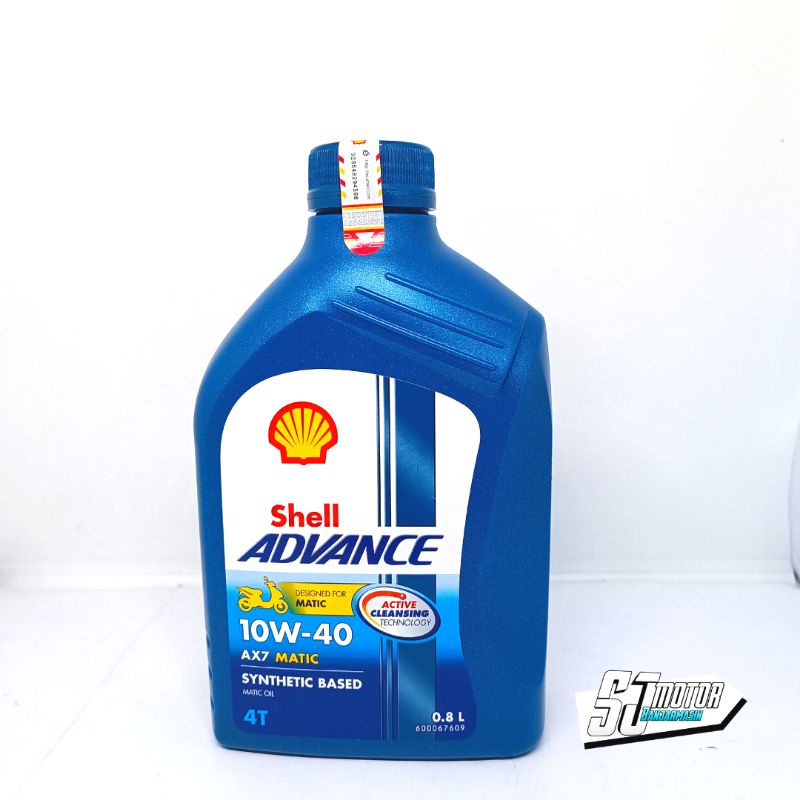 Jual Oli Shell Advance 4T AX7 10W-40 Scooter/Metic (800ml) | Shopee ...