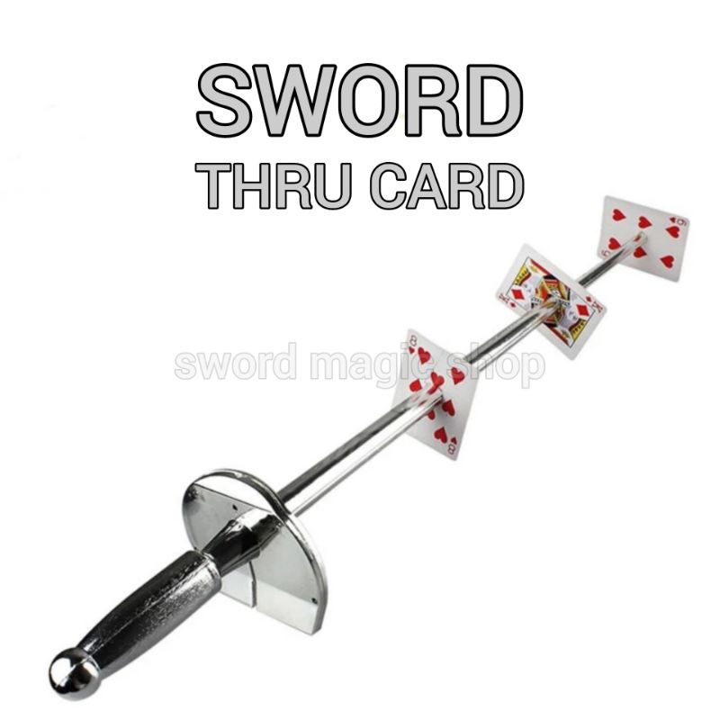Jual Alat Sulap Sword Thru Card - Sulap Pedang Tembus Kartu - Sulap ... Jual Alat Sulap Sword Thru Card - Sulap Pedang Tembus Kartu - Sulap ...