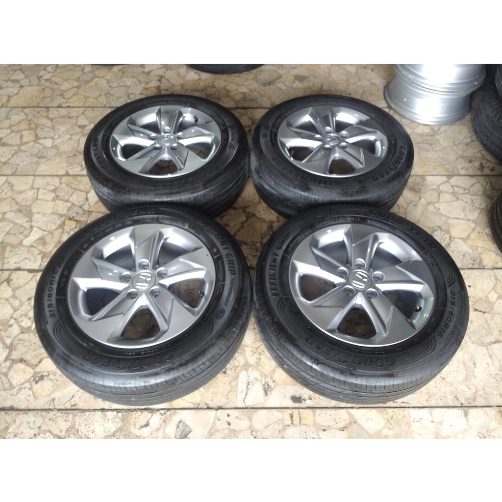 Jual VELG MOBIL ORI HONDA HRV RING 16 LEBAR 7 PCD 5x114 + BAN GOODYEAR ...