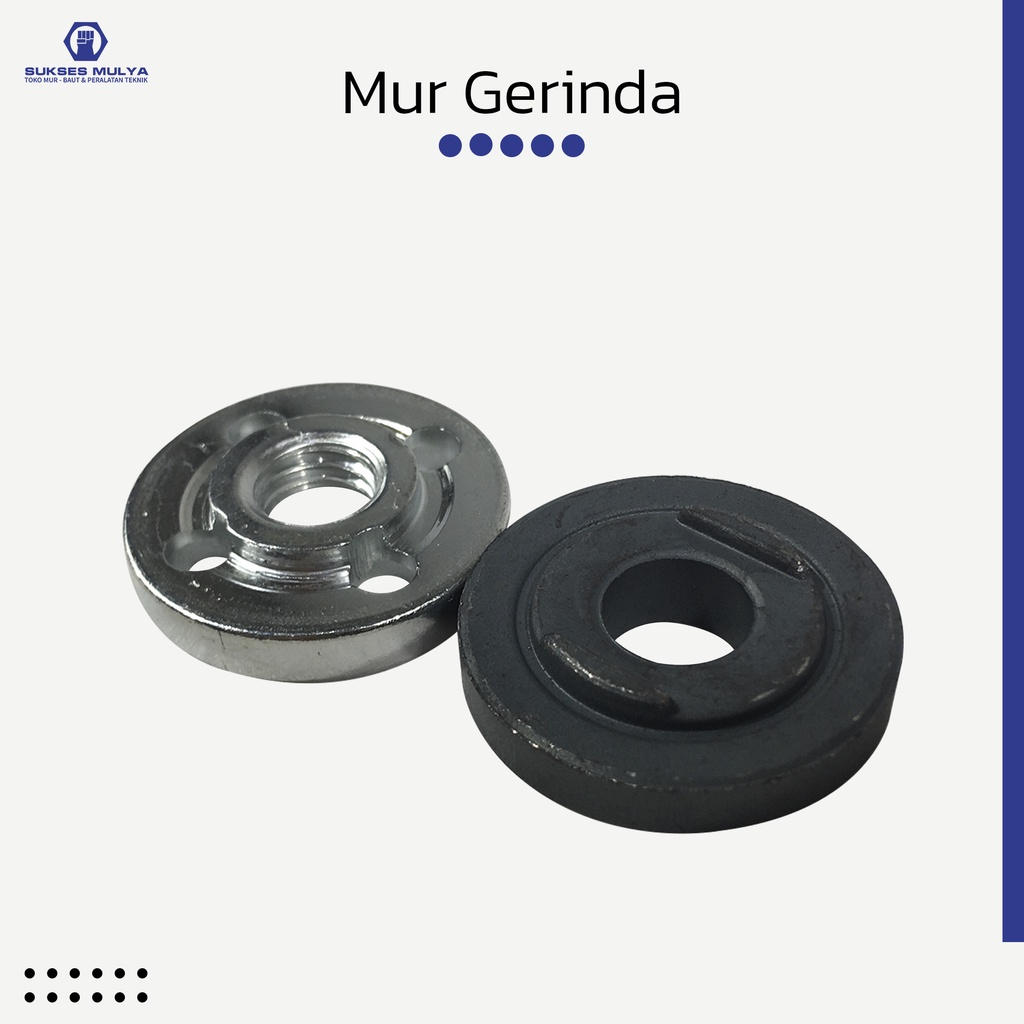 Jual Mur Penjepit Pisau Gerinda Tangan 4" (Collet Nut) | Shopee Indonesia