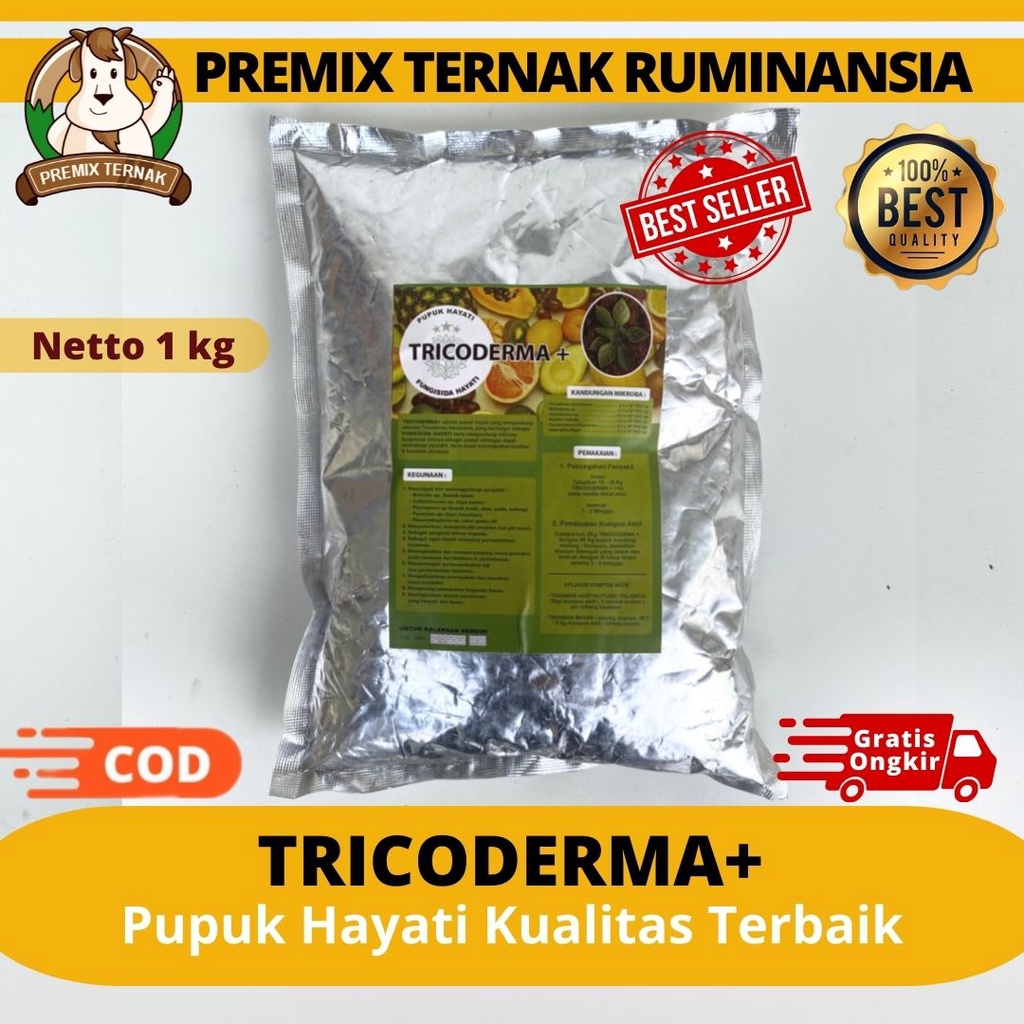 Jual TRICHODERMA + 1 KG - Pupuk Tricoderma - Pupuk Hayati Tricoderma ...