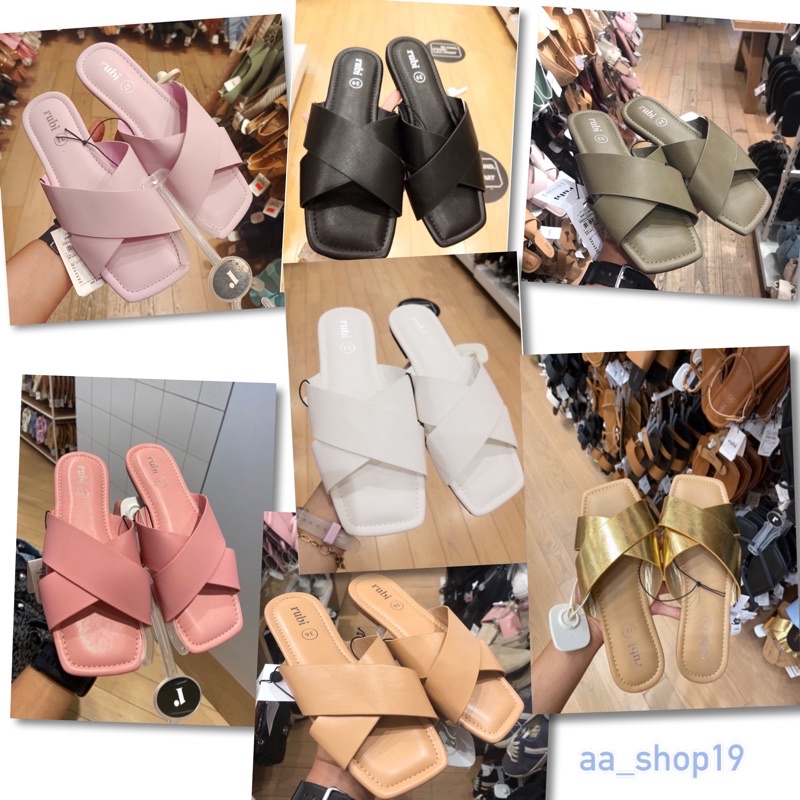 Jual SANDAL WANITA RUBI- EV. SOPHIE SLIDE | Shopee Indonesia