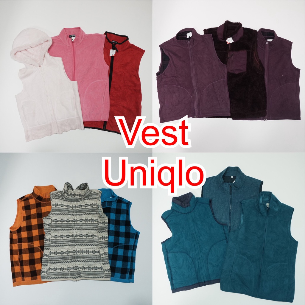 Jual Uniqlo Vest Second / Vest Uniqlo / Uniqlo Rompi Fleece | Shopee ...