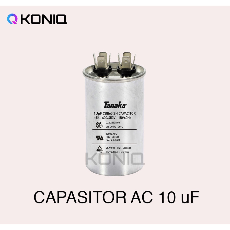 Jual KAPASITOR AC 10 UF MIKRO / CAPASITOR 10 UF MIKRO CBB65 | Shopee ...
