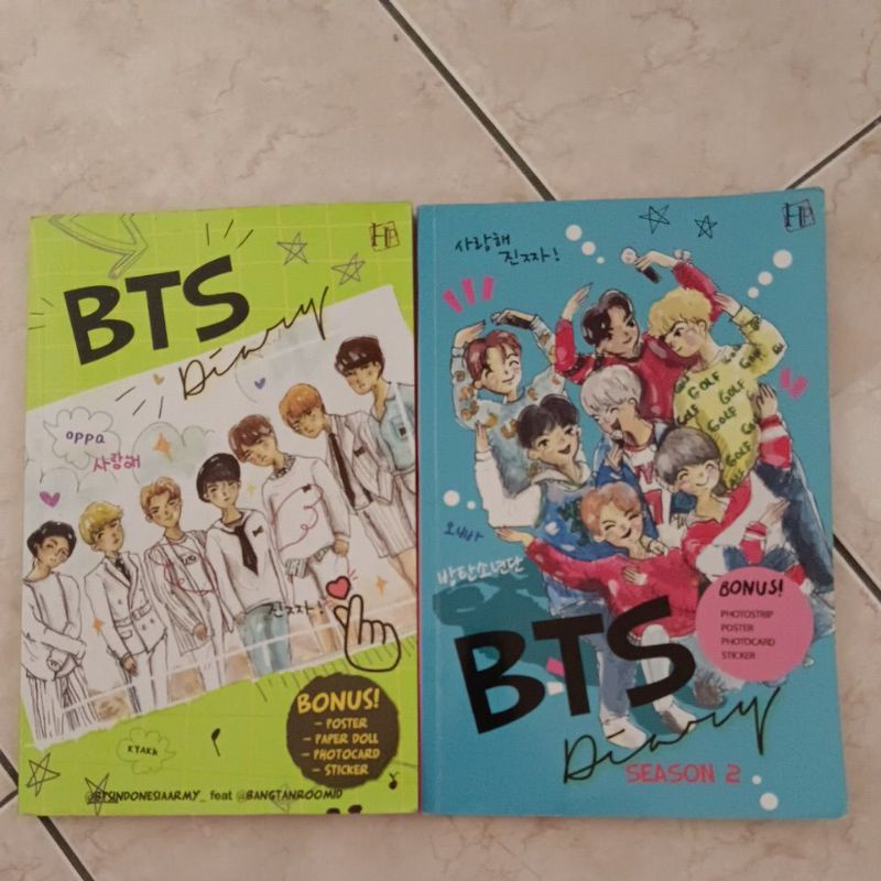 Jual buku novel BTS diary Season 1 dan 2 | Shopee Indonesia