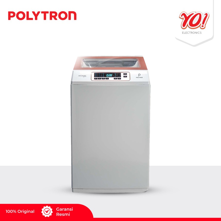 Jual POLYTRON Mesin Cuci PAW 8028W TOP LOADING 8 KG WHITE | Shopee ...