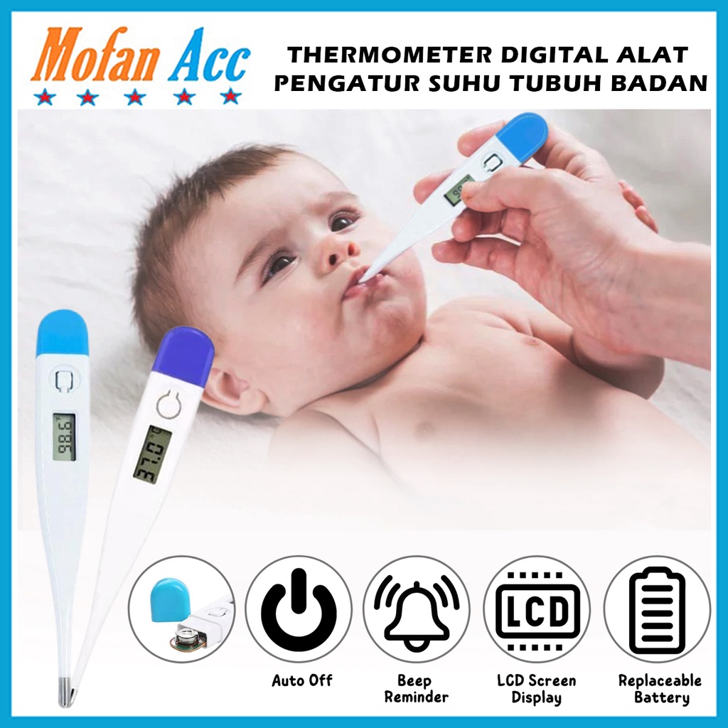 Jual Thermometer Digital Alat Pengukur Suhu Badan Tubuh Bayi Baby Anak ...