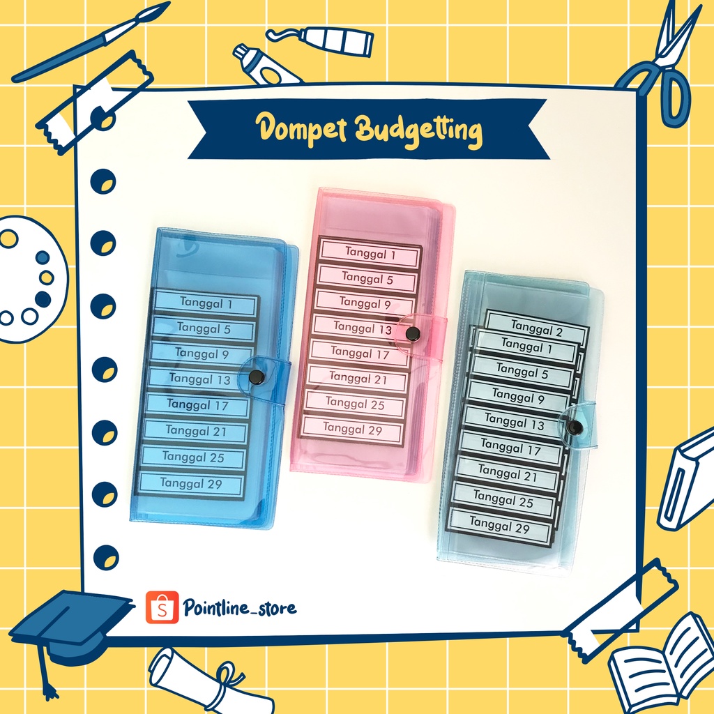 Jual Dompet Disiplin Keuangan Bulanan / Dompet Organizer Keuangan 32 ...