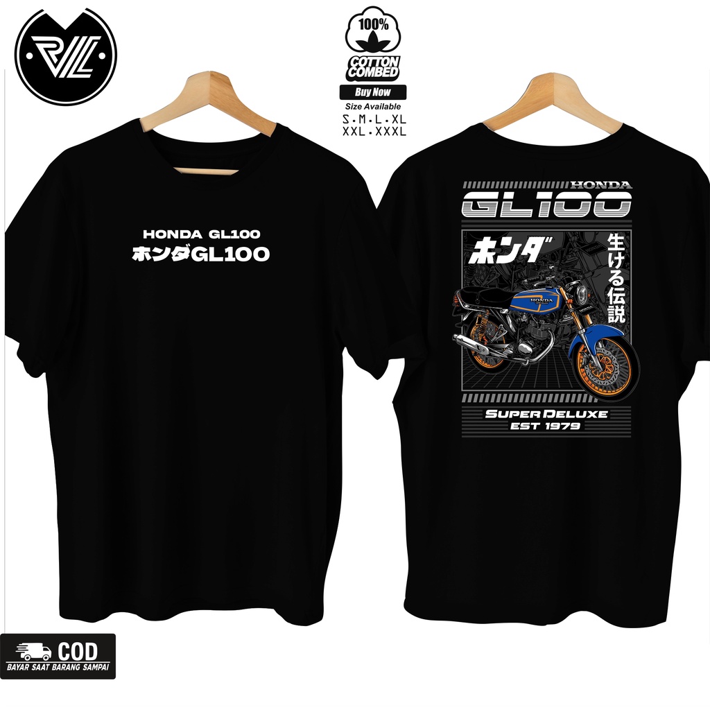 Jual Kaos Motor Honda GL100 New Gray 001 / Kaos Honda GL100 Otomotif ... Jual Kaos Motor Honda GL100 New Gray 001 / Kaos Honda GL100 Otomotif ...