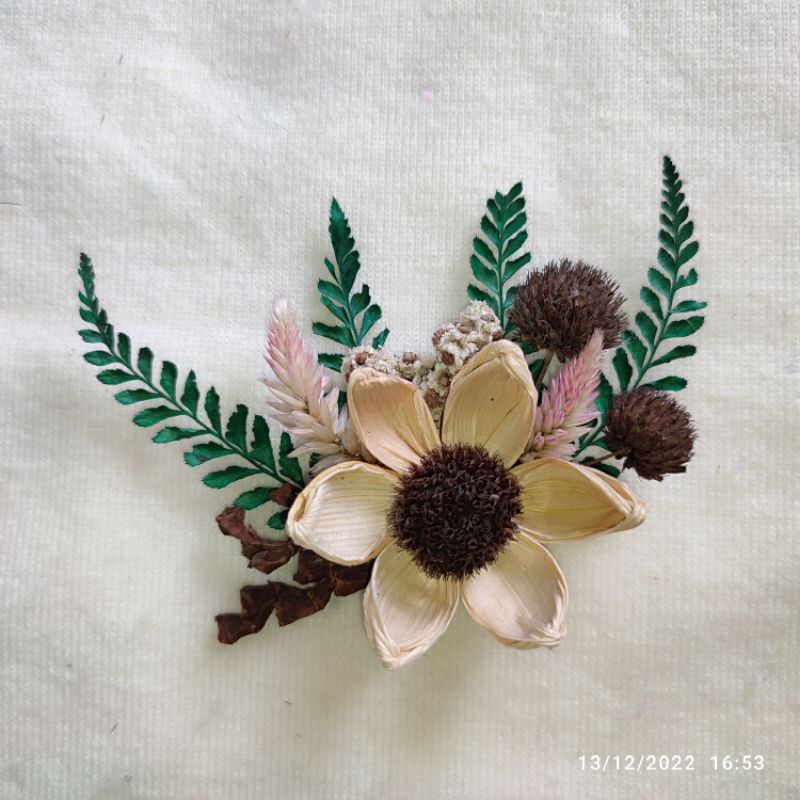 Jual Rangkaian bunga sudut mahar/ bunga sudut mahar rustic | Shopee ...