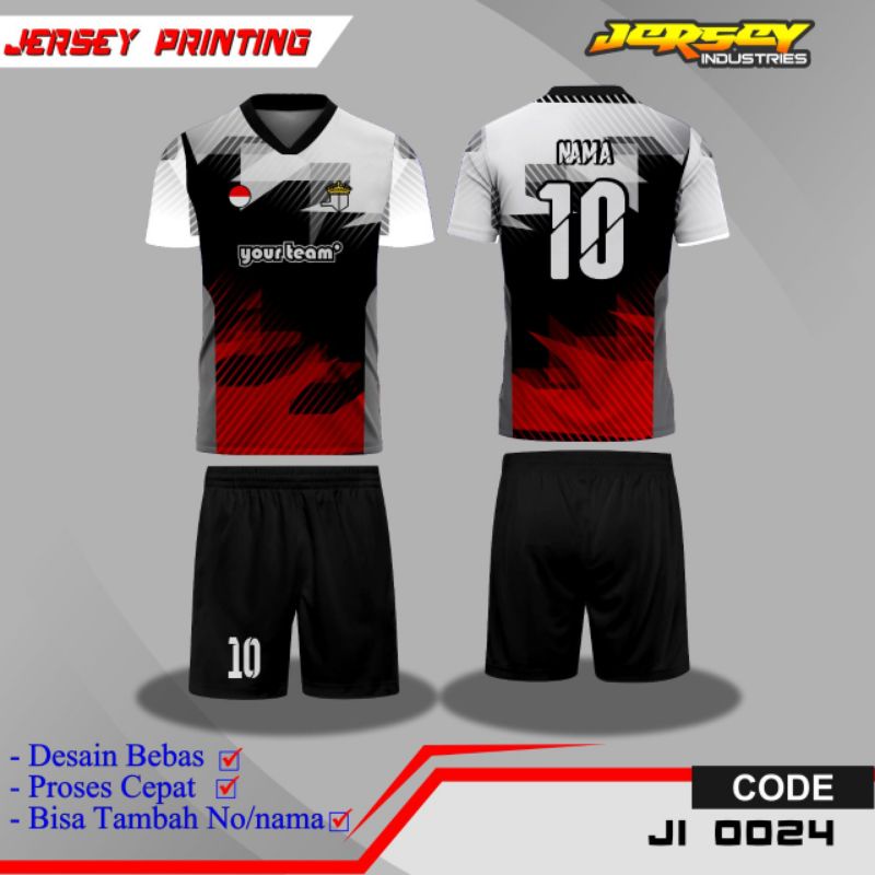 Jual [COD] Baju Jersey Olahraga Sepak Bola, Kaos Jersey Futsal Full ...
