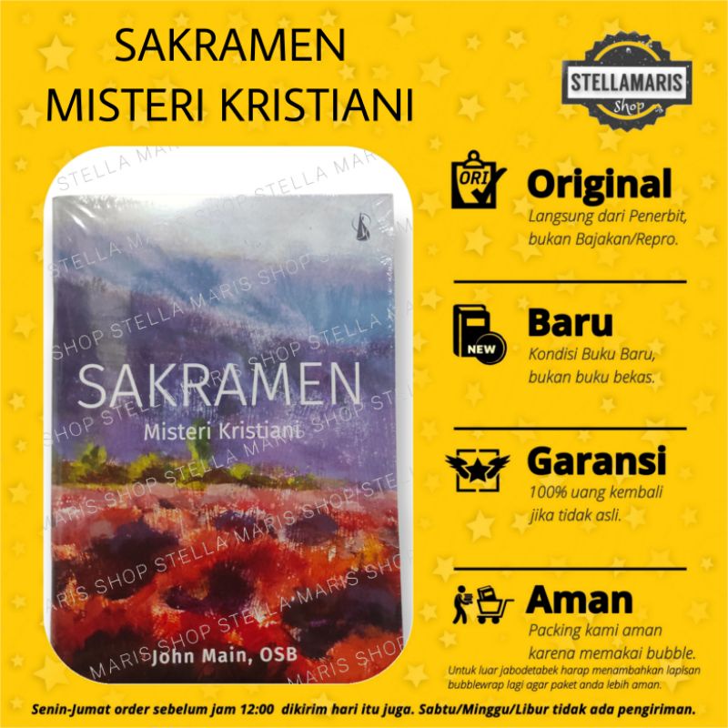 Jual Sakramen Misteri Kristiani - John Main Buku Meditasi Katolik ...