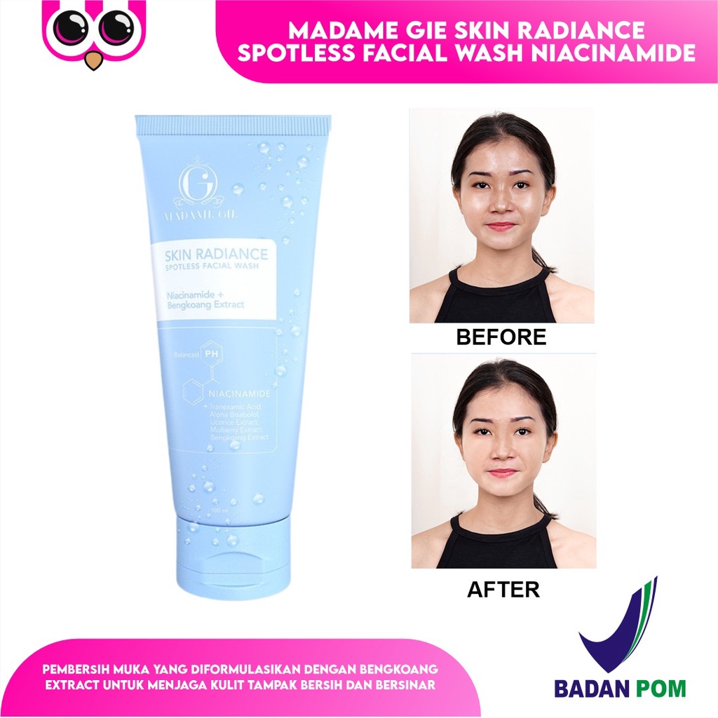 Jual MADAME GIE SKIN RADIANCE SPOTLESS FACIAL WASH / FACE WASH SABUN ...