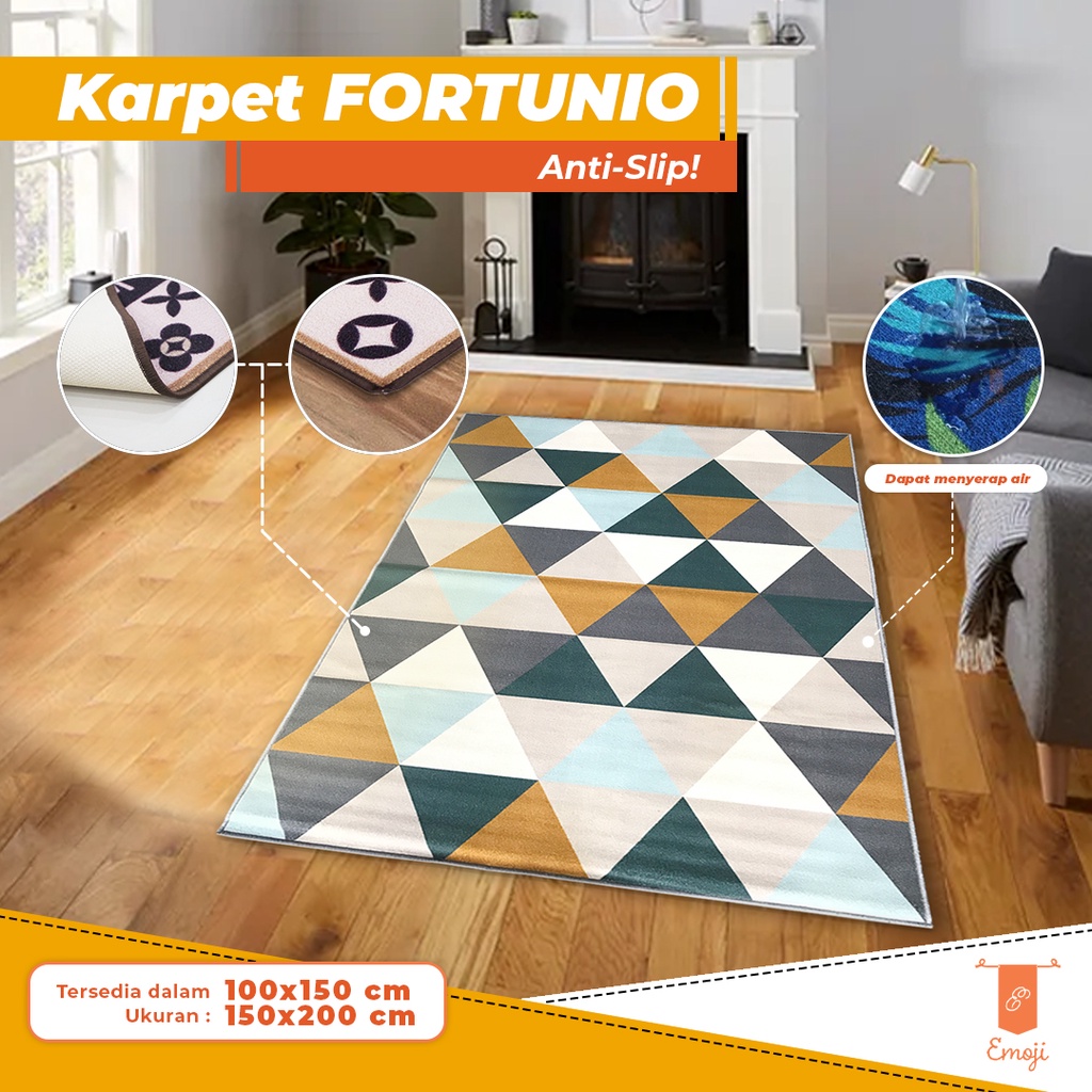 Jual Karpet Minimalis 100x150 cm PIXEL Karpet Super Lokal Ruang Tamu ...