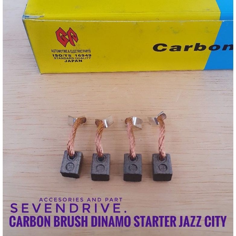 Jual Arang Karbon Carbon Brush Dinamo Starter Honda Jazz City IDSI Vtec ST3 | Shopee Indonesia
