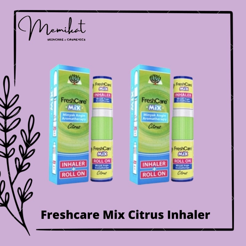 Jual Freshcare mix Citrus inhaler + Roll on 10ml | Shopee Indonesia