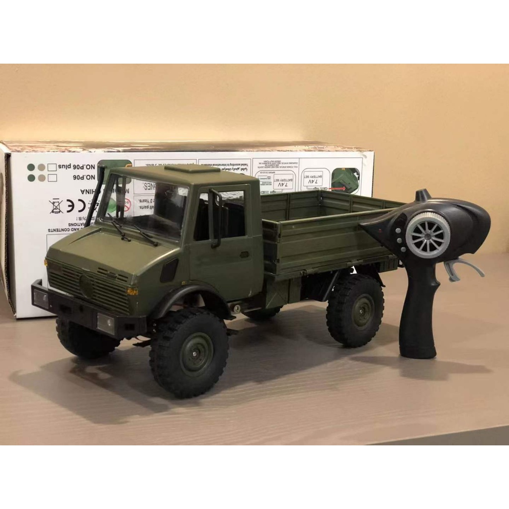 Jual LD/RC P06 UNIMOG 1300L 1:12 RC Truck 4WD Portal Axle VS WPL MN | Shopee Indonesia
