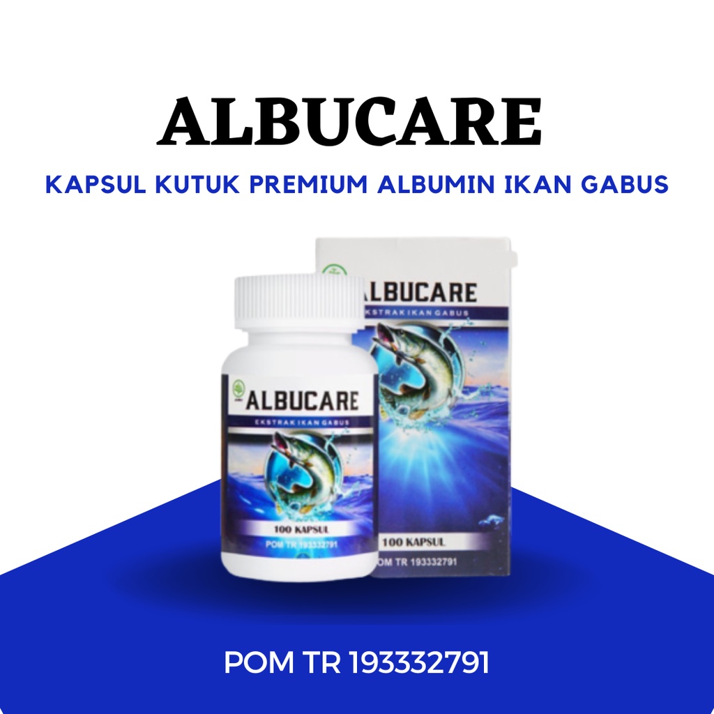 Jual ALBUCARE Kapsul Kutuk Premium Albumin Ikan Gabus Pasca Operasi 5x Bekas Luka Jahitan Cepat ...