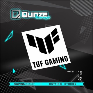 Jual Stiker Tuf Gaming + Logo | Sticker Tuf Gaming | Cutting Sticker ...