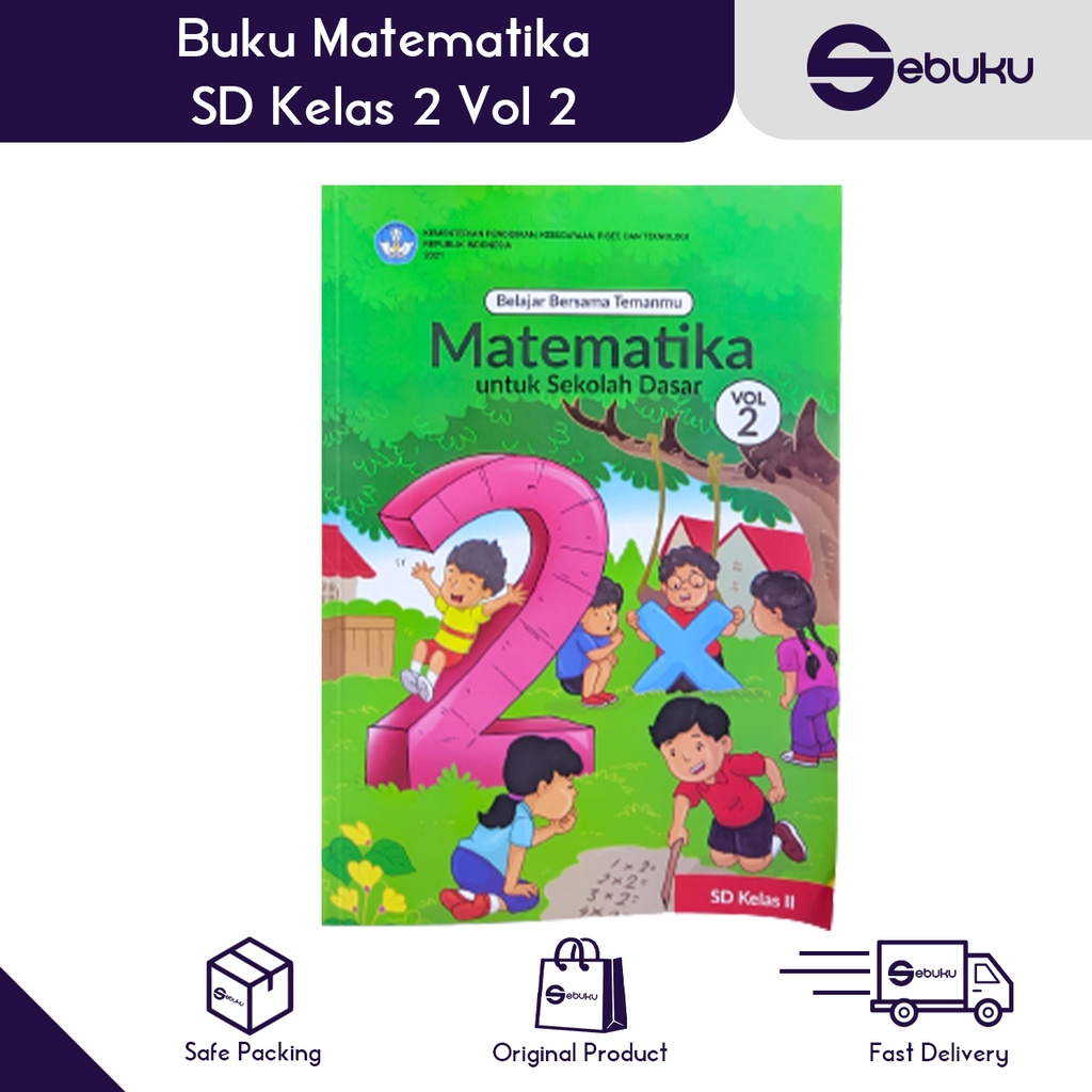 Jual Buku Matematika SD Kelas 2 / II Volume 2 / Vol 2 Belajar Bersama Temanmu - Mathemathic Book ...