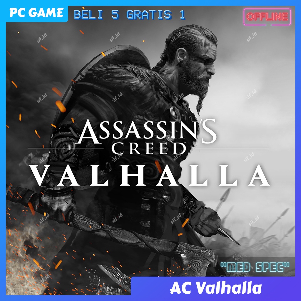 Jual Assassins Creed Valhalla Pc Game Adventure Shopee Indonesia