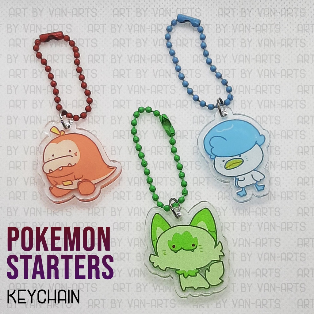 Jual Pokemon Scarlet Violet | New Starters | Keychain | Shopee Indonesia