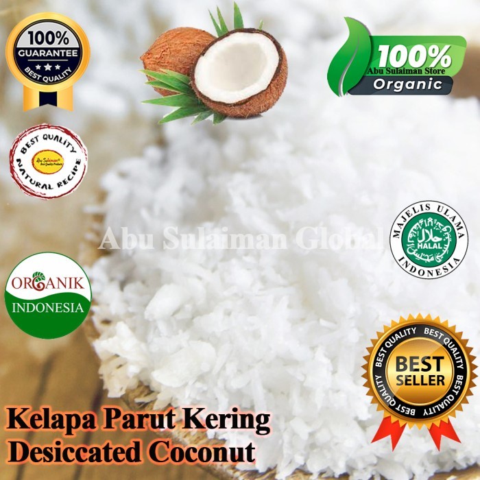 Jual Kelapa Parut Kering 50 gr / Desiccated Coconut 50 gr / Dried Coconut A / Coconut Flakes ...