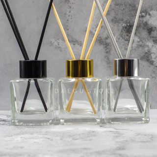 Jual Botol Reed Diffuser 50ml Kotak Persegi / Transparan Kaca Tebal ...