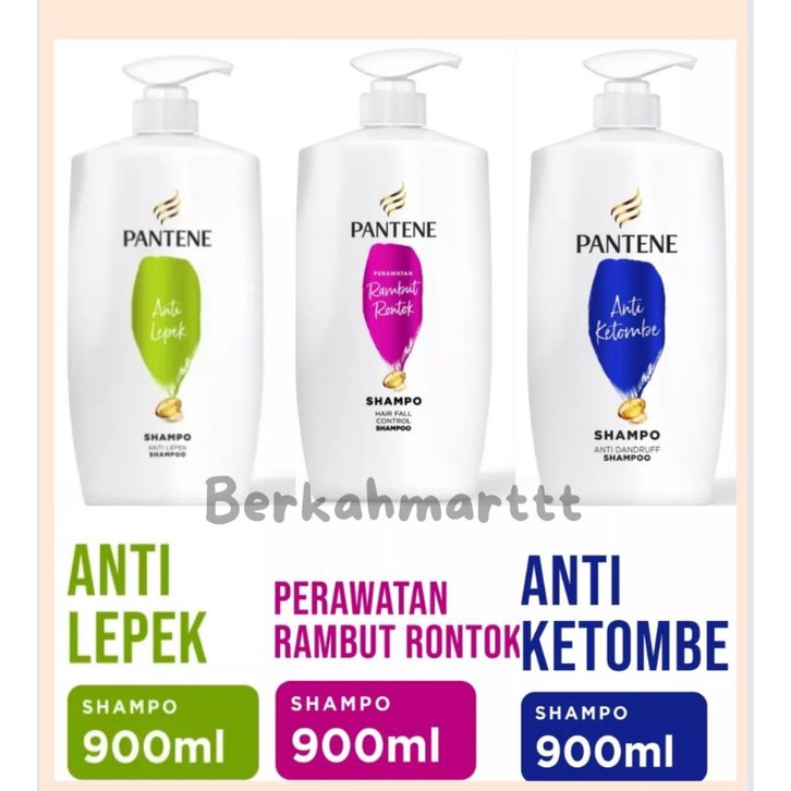 Jual Pantene Shampoo Jumbo 900ml Antiketombe Antilepek Antirontok ...
