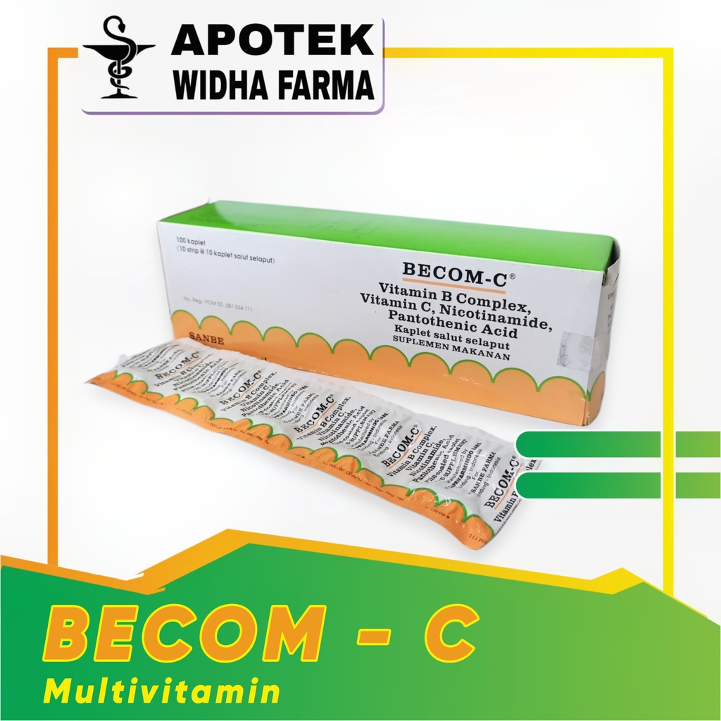 Jual Becom C 10 Kaplet (Suplemen) | Shopee Indonesia