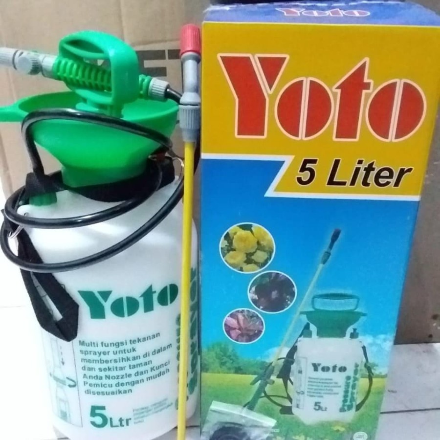 Jual SPRAYER YOTO 5L SPRAYER YOTO 5 LITER SEMPROT TANAMAN PRESSURE ...