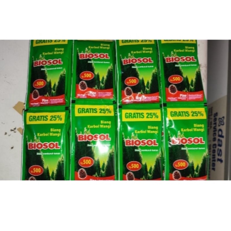 Jual Biosol Karbol Wangi pembersih lantai Renceng 12pcs | Shopee Indonesia