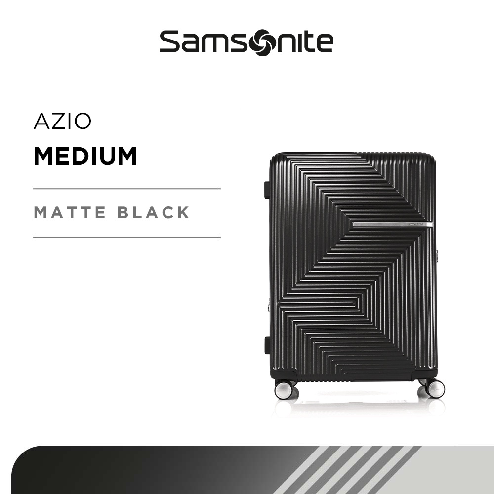 Jual Samsonite Koper Hardcase Azio Medium 25 inch - Matte Black ...