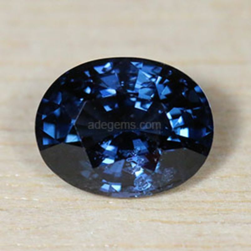 Jual SL-024 Batu Permata Blue Spinel Biru Oval Srilanka Natural 3.36 Ct ...