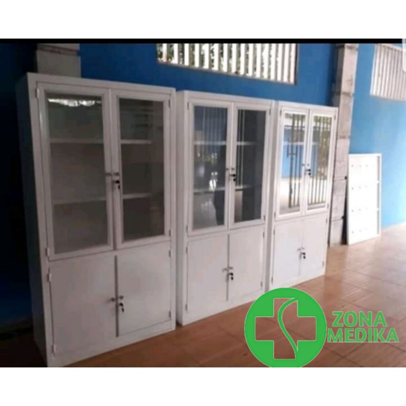 Jual lemari obat 2 pintu plat besi | Shopee Indonesia
