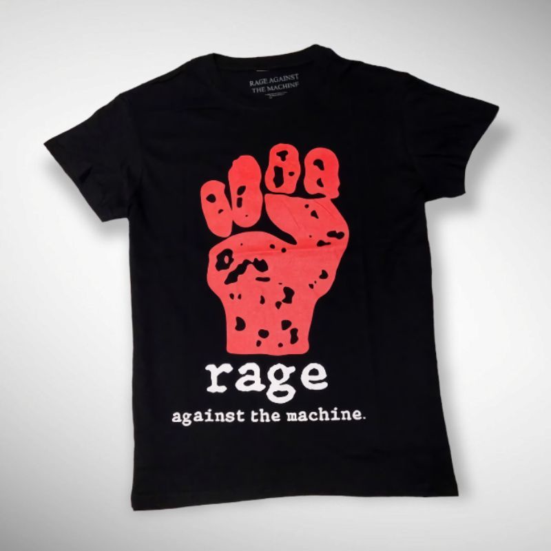 Jual KAOS BAND OFFICIAL RAGE AGAINST THE MACHINE - RED FIST | Shopee ...