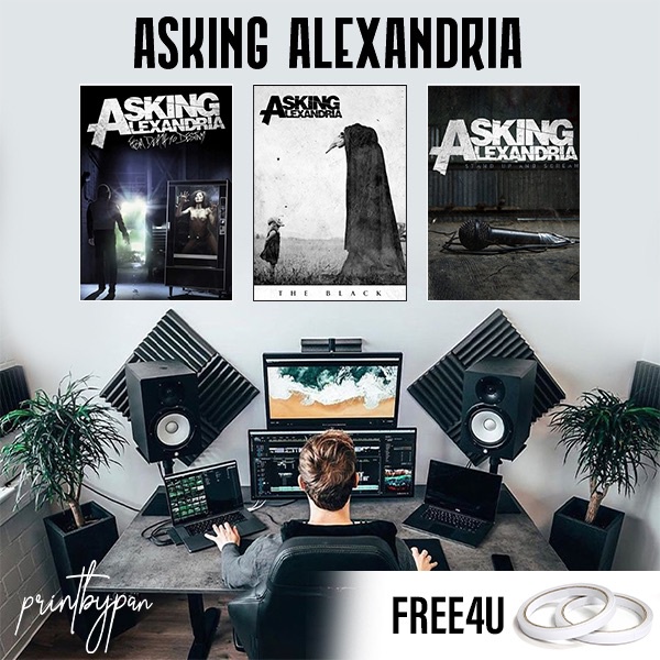 Jual (Part 1) Poster Asking Alexandria - Poster Dinding Aesthetic ...