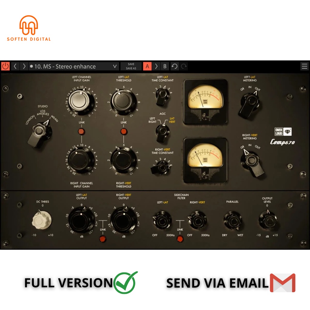 Jual Overloud GEM Comp670 1 VST Plugin Overloud recreation of a very ...