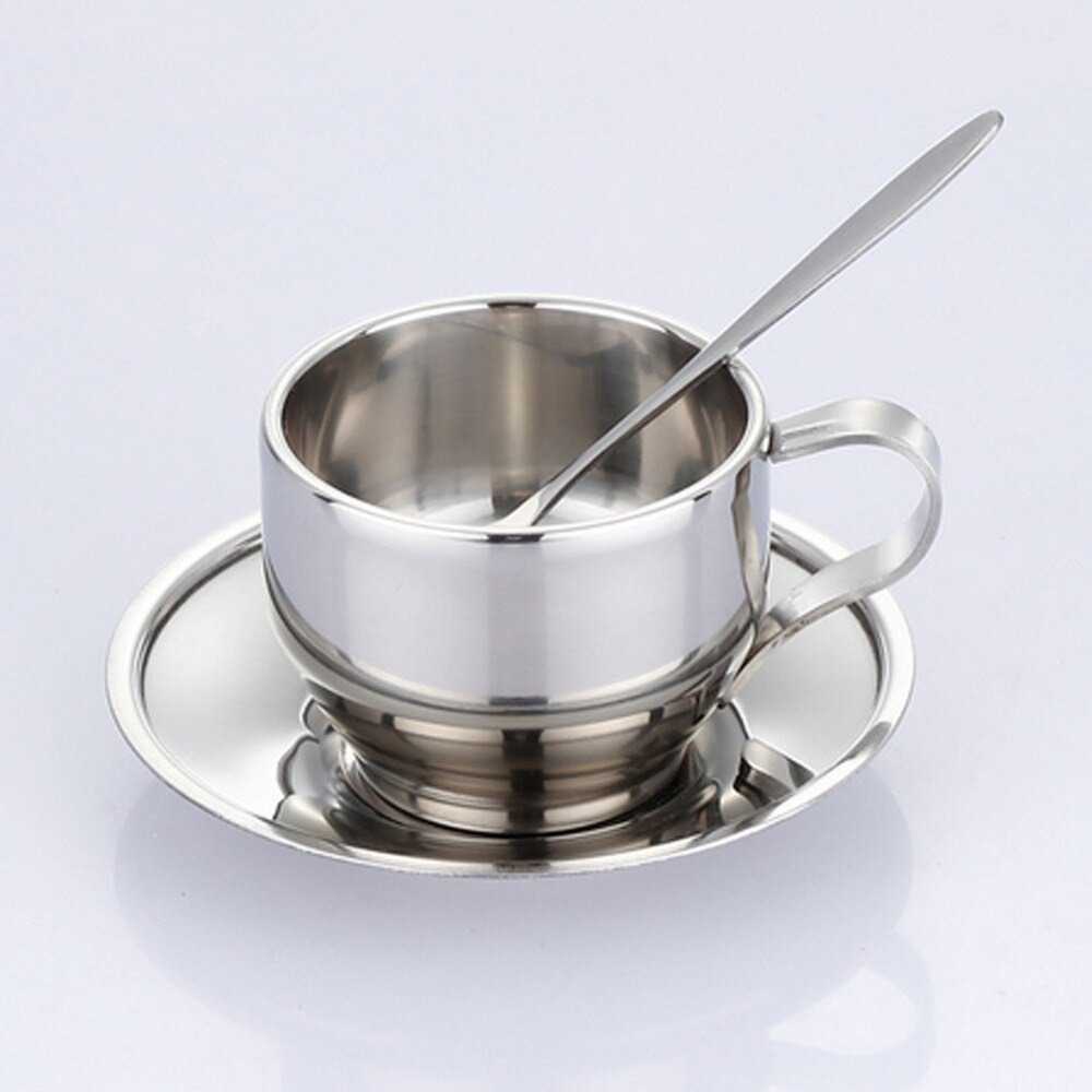 Jual CANGKIR KOPI ITALY STYLE STAINLESS STEEL FULL SET HIGH QUALITY ...