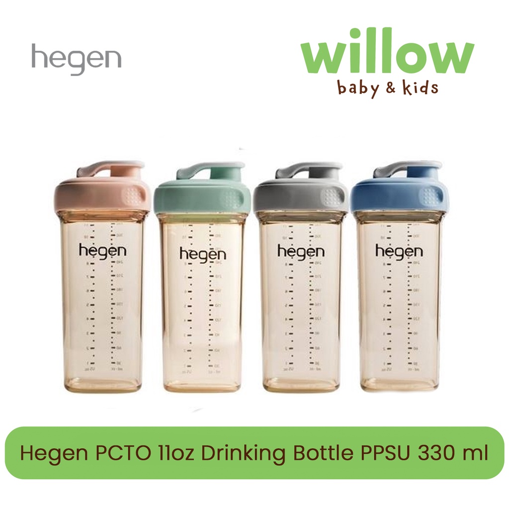 Jual Botol Minum Susu Anak - Hegen PCTO 11oz Drinking Bottle PPSU 330 ml | Shopee Indonesia