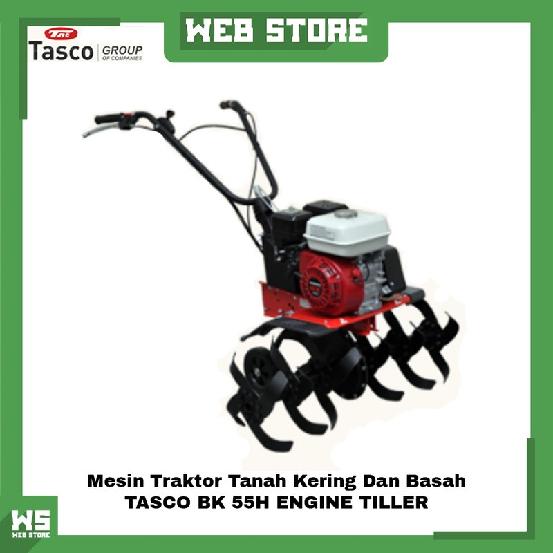 Jual Mesin Bajak Traktor Tanah Kering Basah TASCO BK 55 H ENGINE TILLER ...