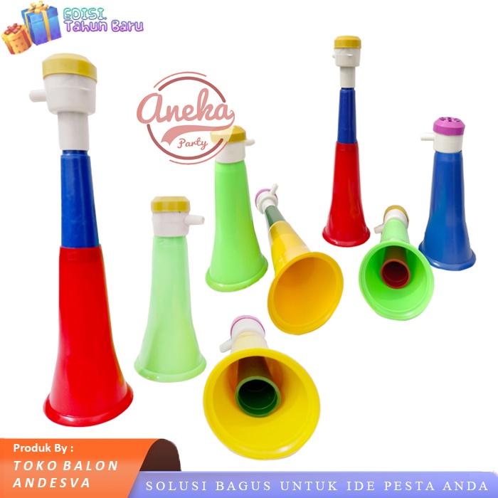 Jual Terompet corong kerucut / terompet tahun baru / terompet tiup ...