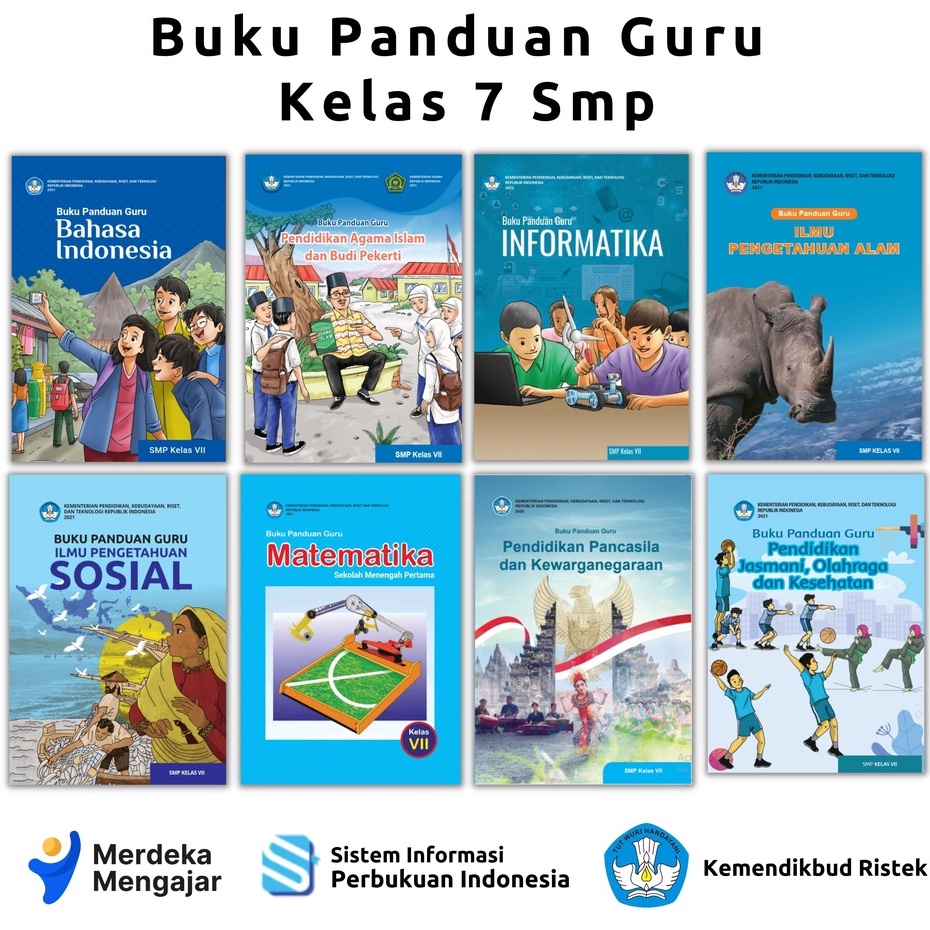 Jual Buku Panduan Guru Kelas 7 VII SMP Kurikulum Merdeka Belajar Mengajar Terbaru / Pelajaran ...