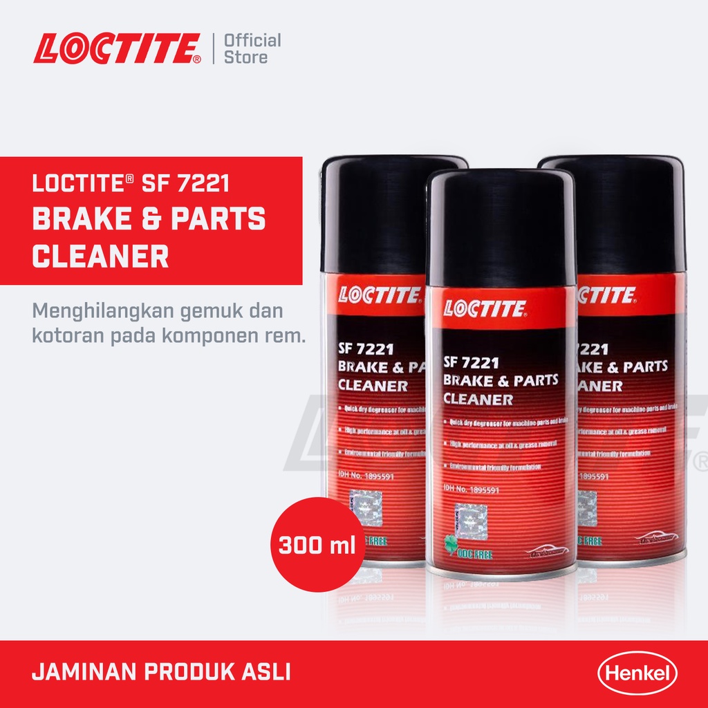 Jual LOCTITE SF 7221 Brake And Parts Cleaner Pembersih Rem 300 ml ...