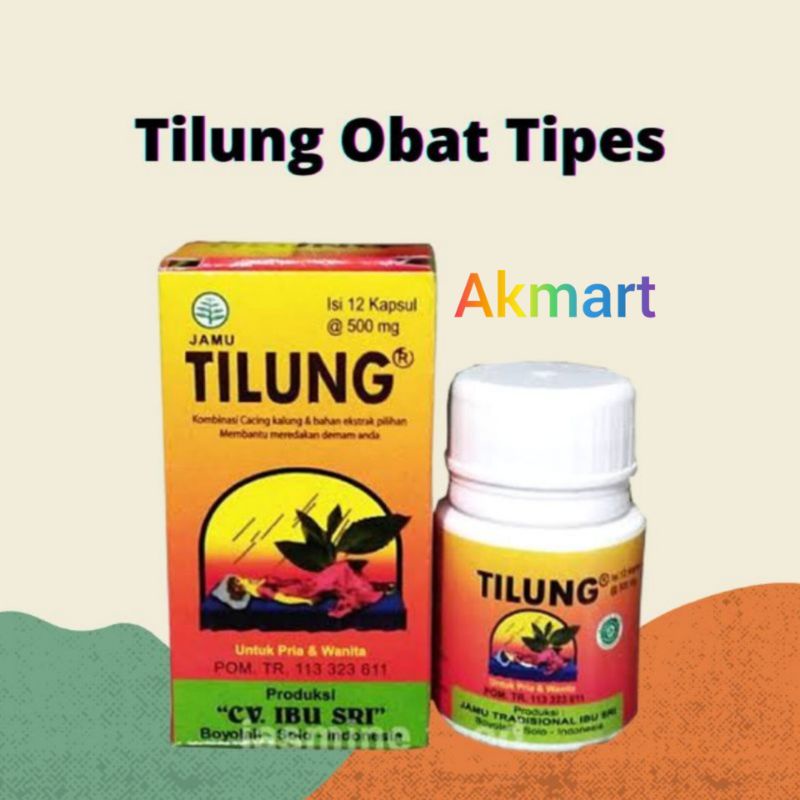 Jual Tilung kapsul 12 pcs ( kapsul cacing obat demam/ sakit tifus ...