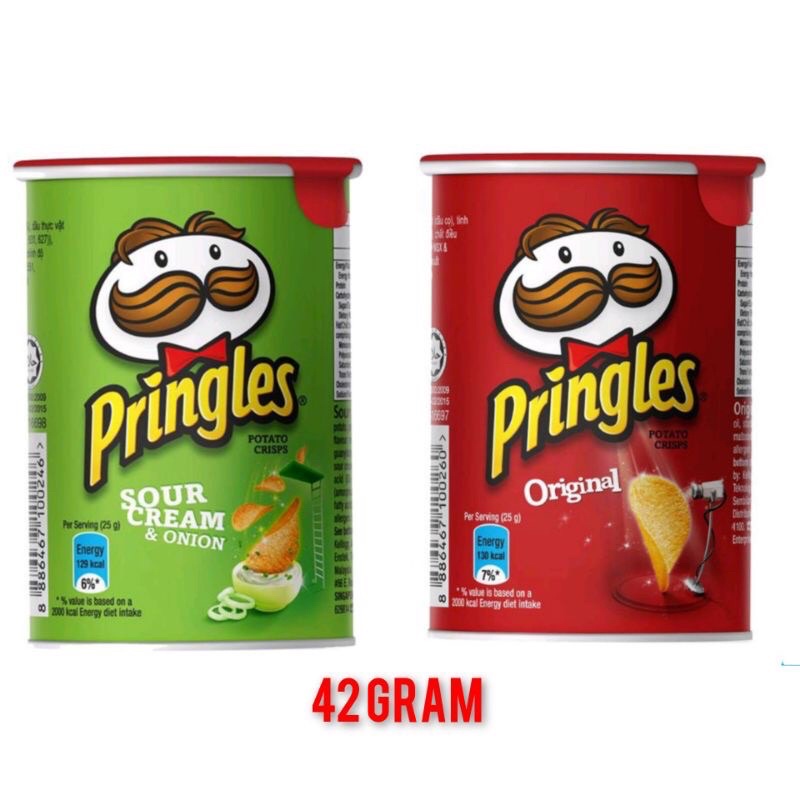 Jual Pringles 42 gr Keripik Kentang Kemasan Kecil Termurah | Shopee ...