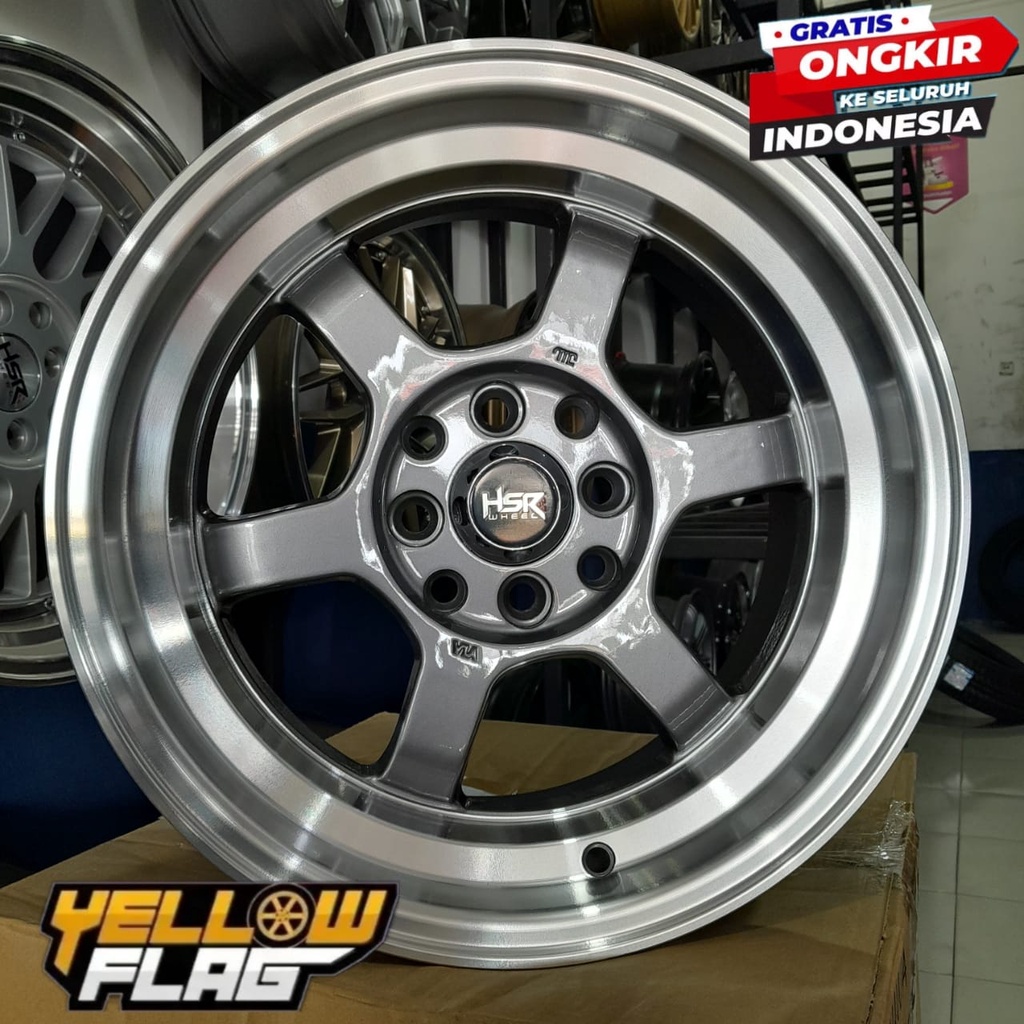 Jual Velg Racing Jdm Ring 15 Tokyo Rifu HSR Mobil Mirge March TE37 R15 Celong | Shopee Indonesia