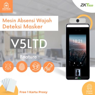 Jual Mesin Absensi Speedface Fingerprint Scan Wajah Deteksi Suhu ...