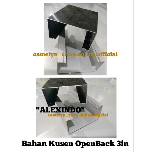 Jual Bahan Kusen OpenBack 3in Aluminium "ALEXINDO" | Shopee Indonesia